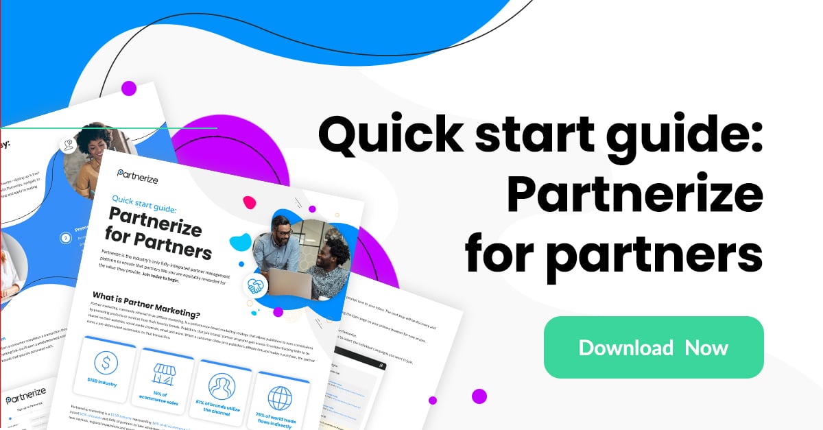 Quick start guide: Partnerize for Partners | eBook | Partnerize