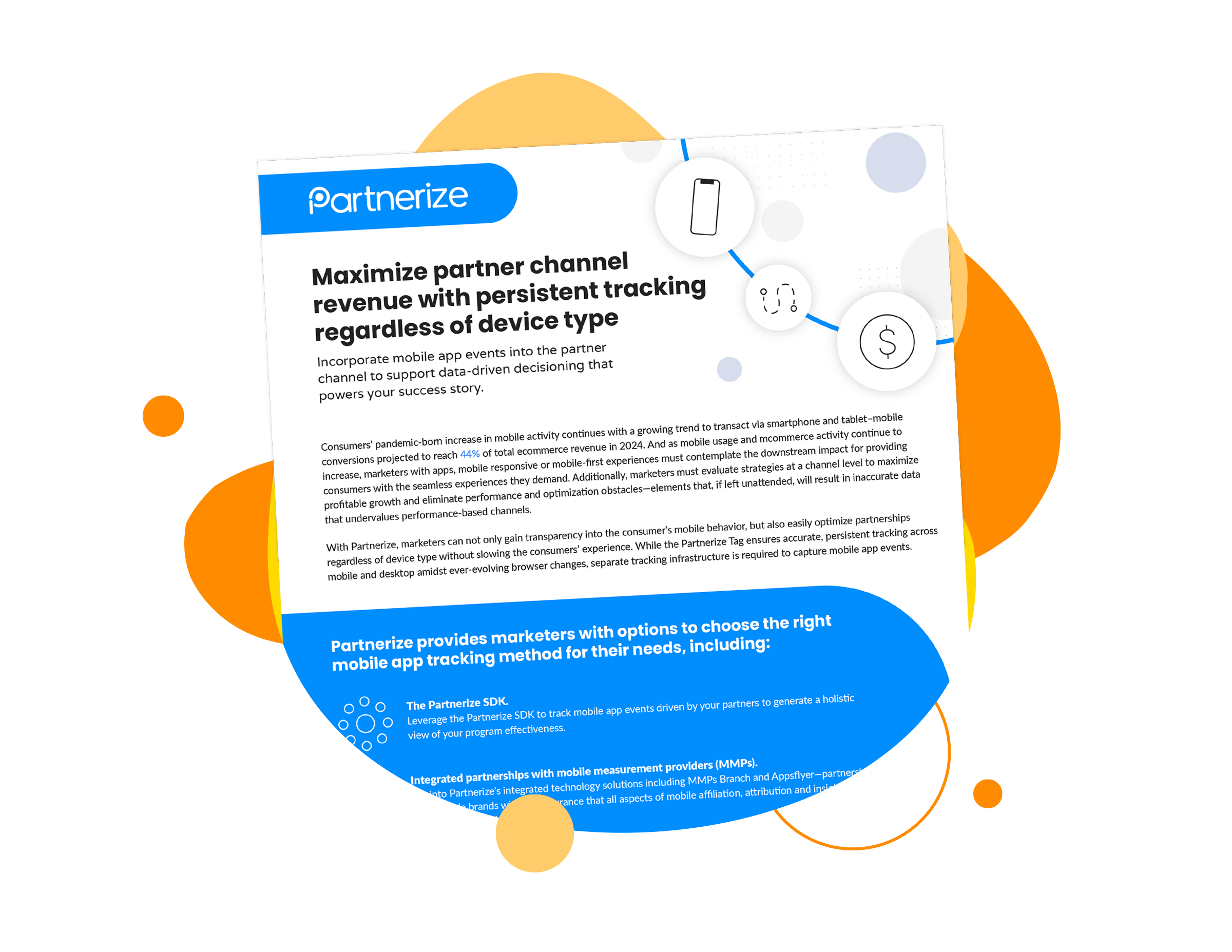 Measure Mobile Partner Channel Revenue | Feature One-Sheeter | Partnerize