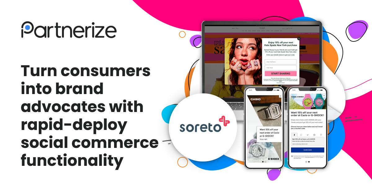 Partnerize x Soreto integrated partnership | One-Sheeter | Partnerize