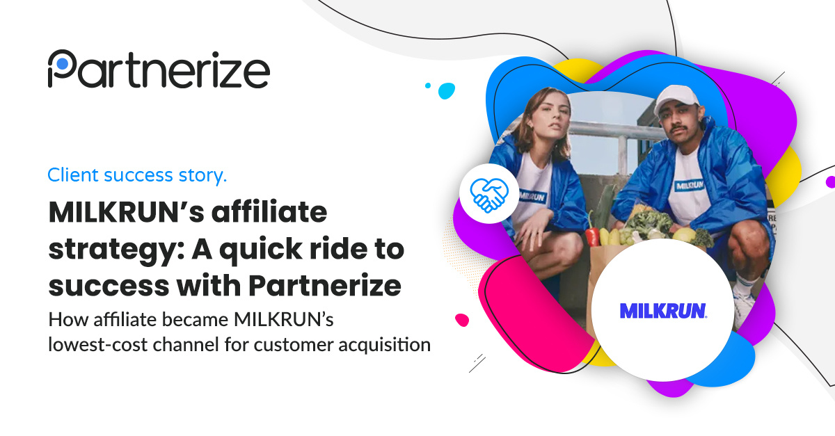 MILKRUN’s affiliate strategy: A quick ride to success with Partnerize