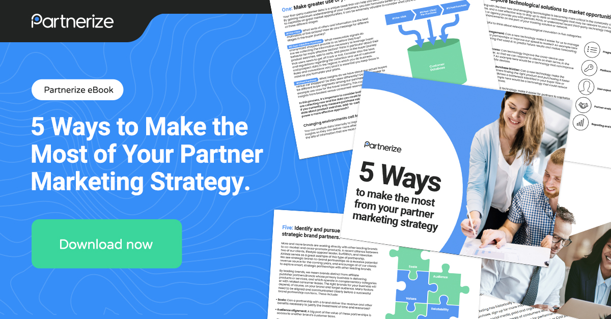 Partnerize eBook | 5 Ways to Make the Most From Your Partner Marketing ...